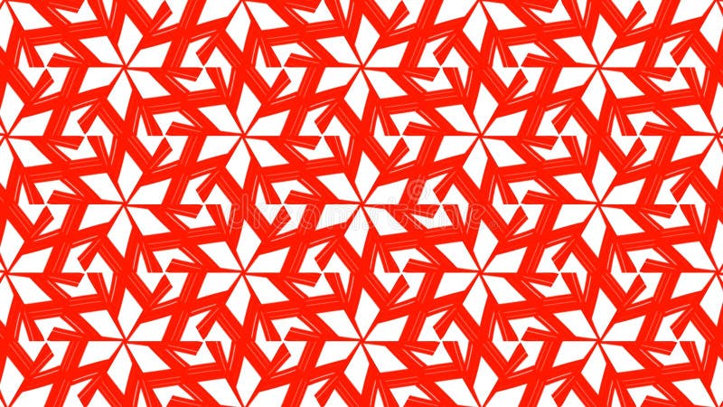 Red Seamless Repeatable Abstract Geometric Pattern Vector Illustration ...