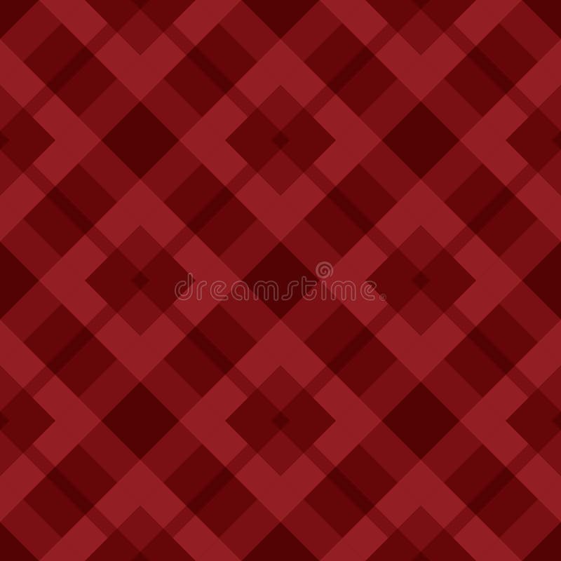 Red Seamless Squared Pattern Stock Illustration - Illustration of ...