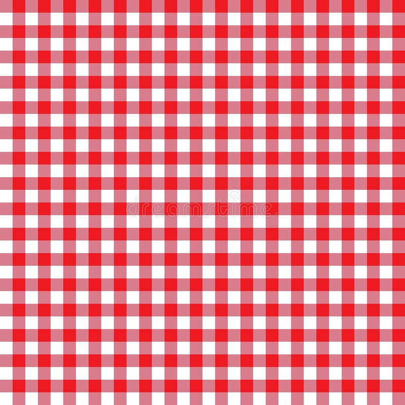 Red Seamless Table Cloth Texture. Vector Illustration Stock Vector ...