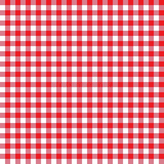 Red Seamless Table Cloth Texture. Vector Illustration Stock Vector ...