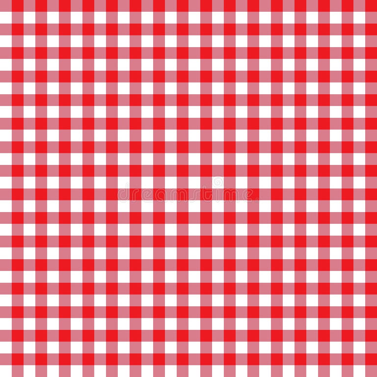 Red Seamless Table Cloth Texture. Vector Illustration Stock Vector ...