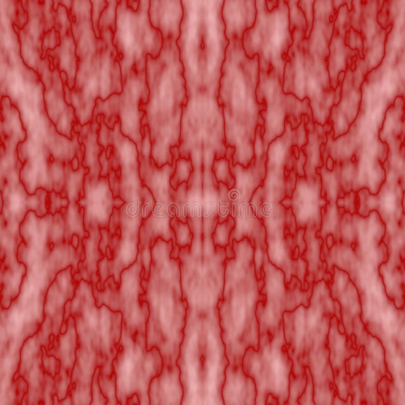 Red Seamless Texture. Red Abstraction with Symmetrical, Mirror Patterns ...