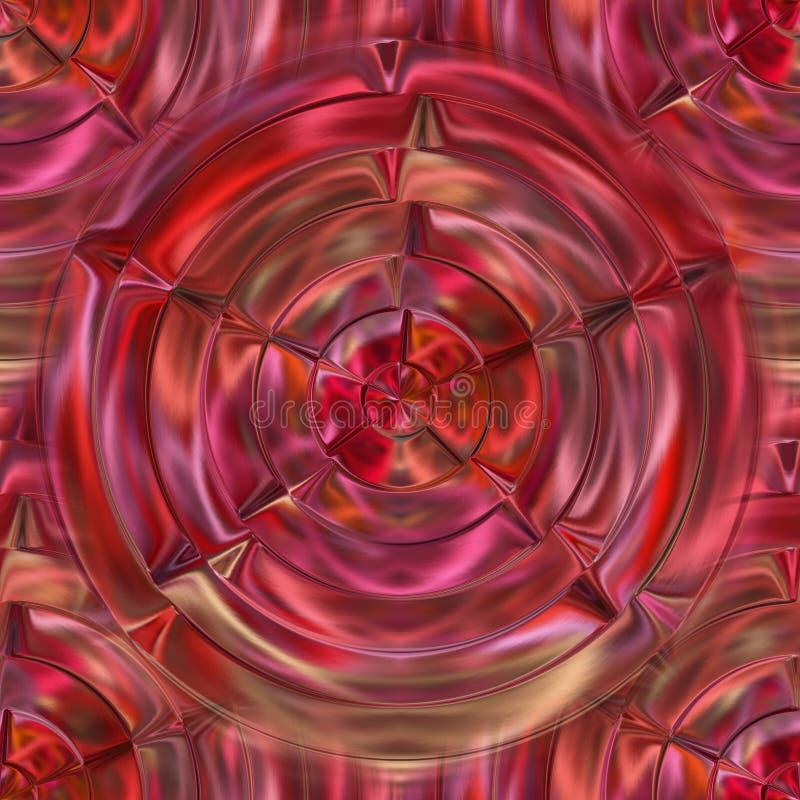 Red Seamless Texture with Round Patterns. Beautiful Abstraction with ...