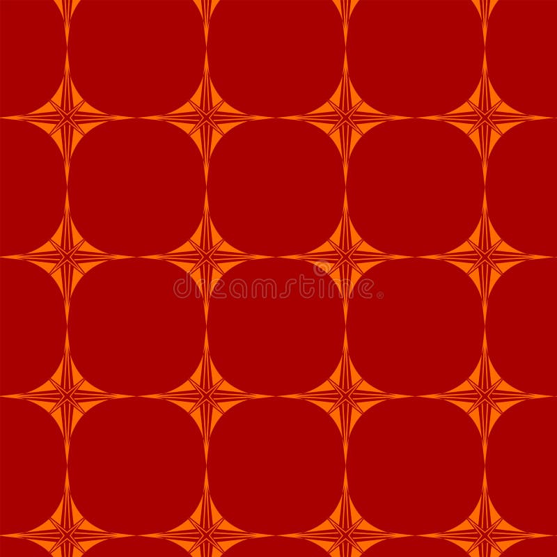 Red Seamless Wallpaper Pattern. Stock Illustration - Illustration of ...
