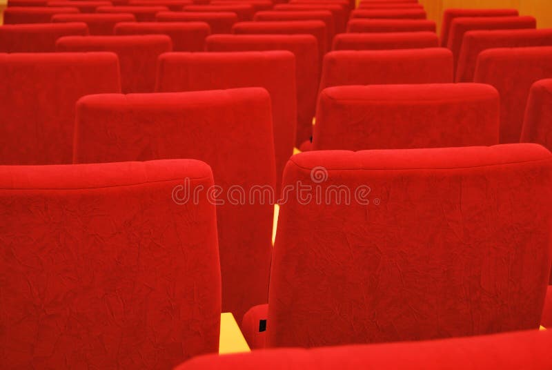 Conference Hall- Theatre Seats Stock Image - Image of theatre ...