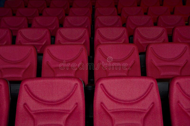 Red seats stock photo. Image of indoors, group, chair - 12460176