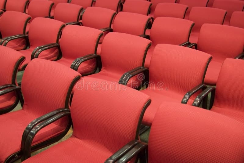 Red seats and microphone stock photo. Image of formal - 2511954