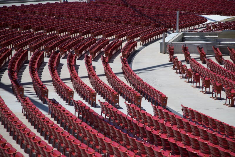 Red Seats stock photo. Image of furniture, seat, pattern - 43246268