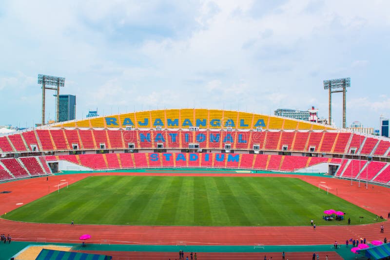 Red Seats on Stadium Steps Bleacher Editorial Photo - Image of ...