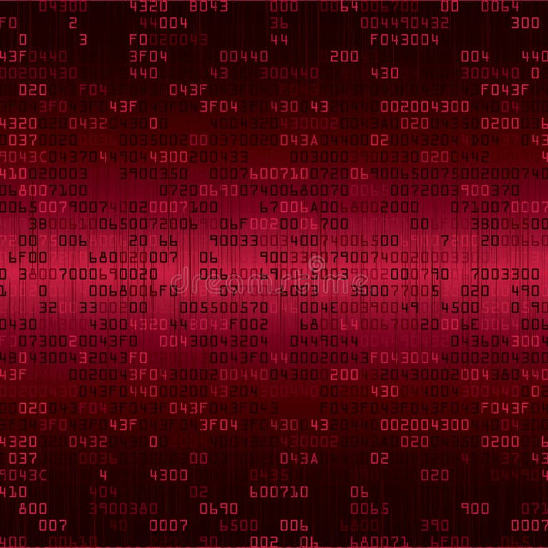 Red Security Background with HEX-code Stock Vector - Illustration of ...