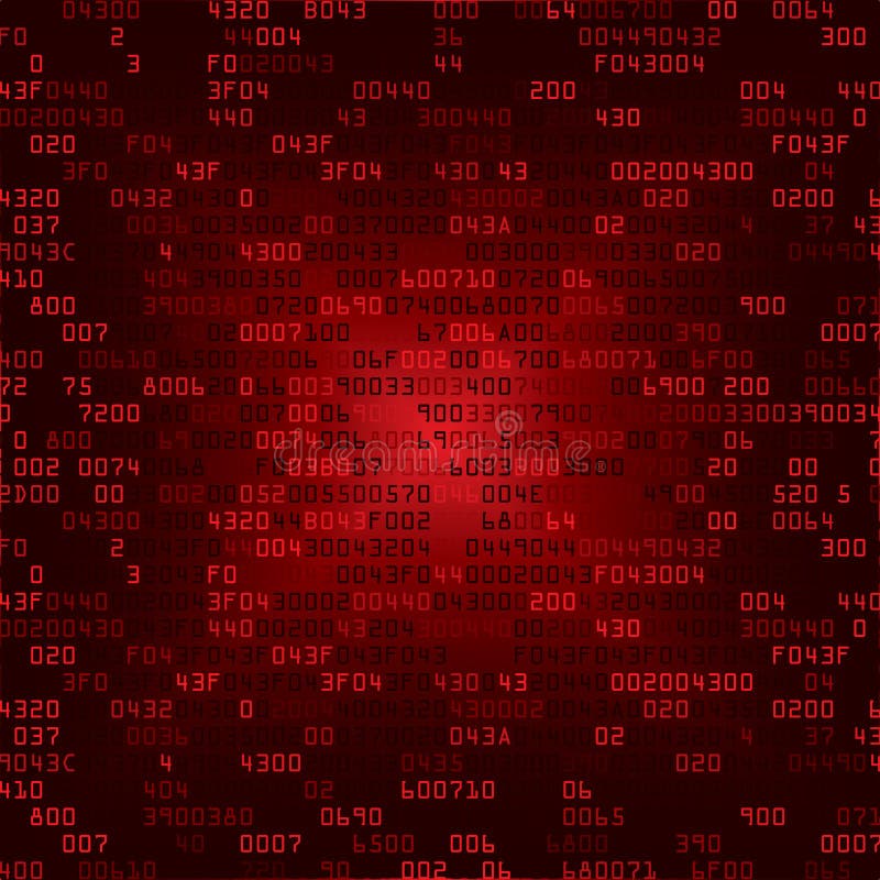 Red Security Background with HEX-code Stock Vector - Illustration of ...