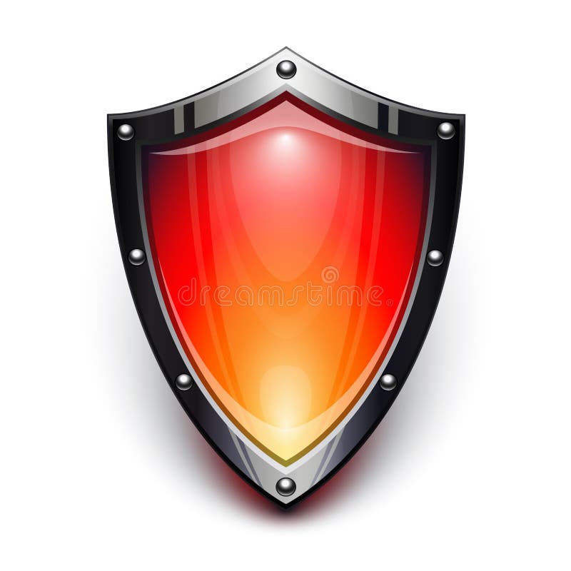 Security Shield Symbol Icon Stock Vector - Illustration of safety ...