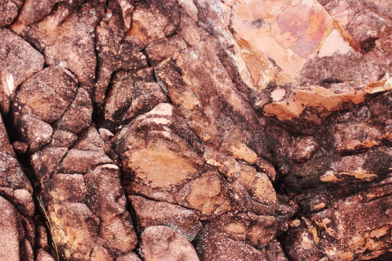 Red Sedimentary Rock Texture. Red Rustic Stone Texture. Background ...