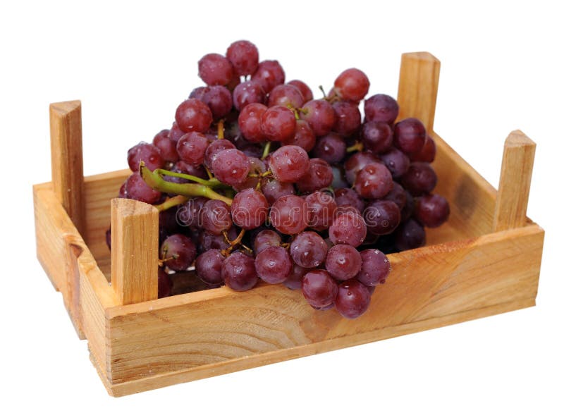 Grape in crate stock image. Image of fresh, crate, case - 30186877