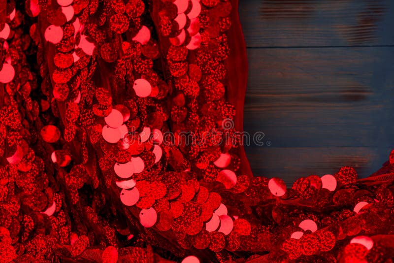 Red Sequins Pattern. Sparkling Sequins Background. Red Sequin Fabric ...