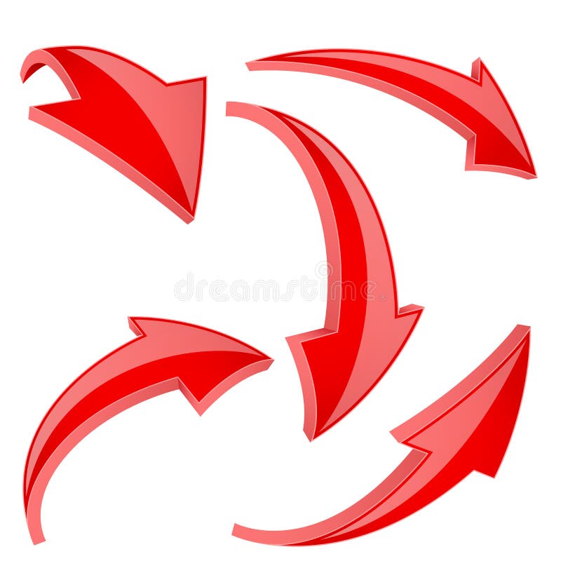 Shiny arrows stock vector. Illustration of ecology, abstract - 12776697