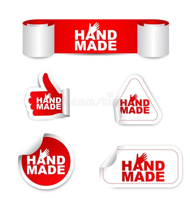 Yes no hand stickers stock vector. Illustration of option - 58348436
