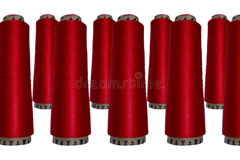 Red sewing thread stock photo. Image of isolated, green - 232523544