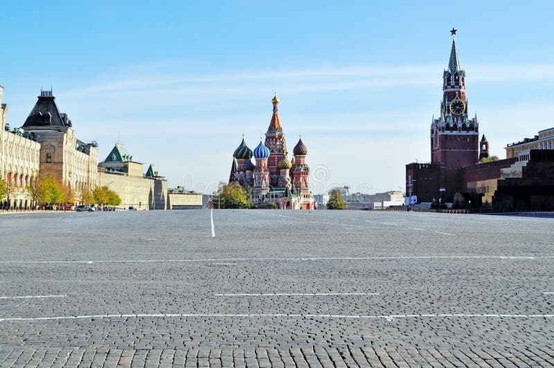 Red Sguare stock image. Image of spasskaya, architecture - 17121367