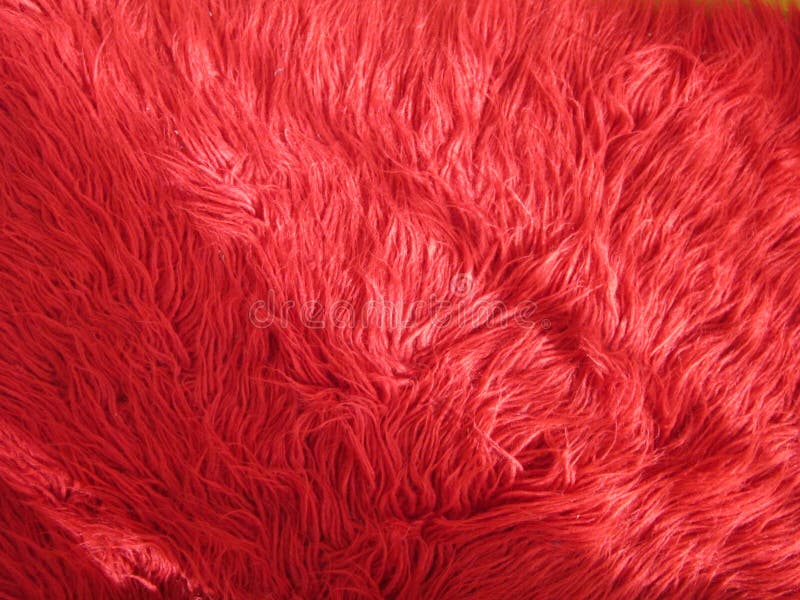 Red shaggy carpet stock image. Image of background, indoor - 62544977