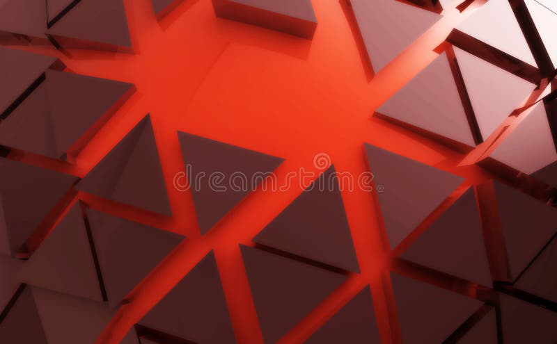 Red Shape Abstract Background Stock Illustration - Illustration of ...