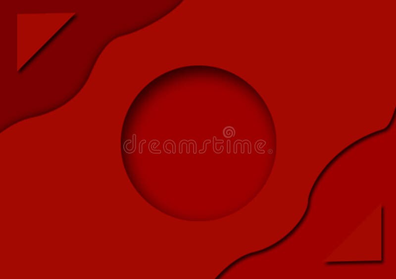 Red Shapes Background Wallpaper for Designs Stock Illustration ...