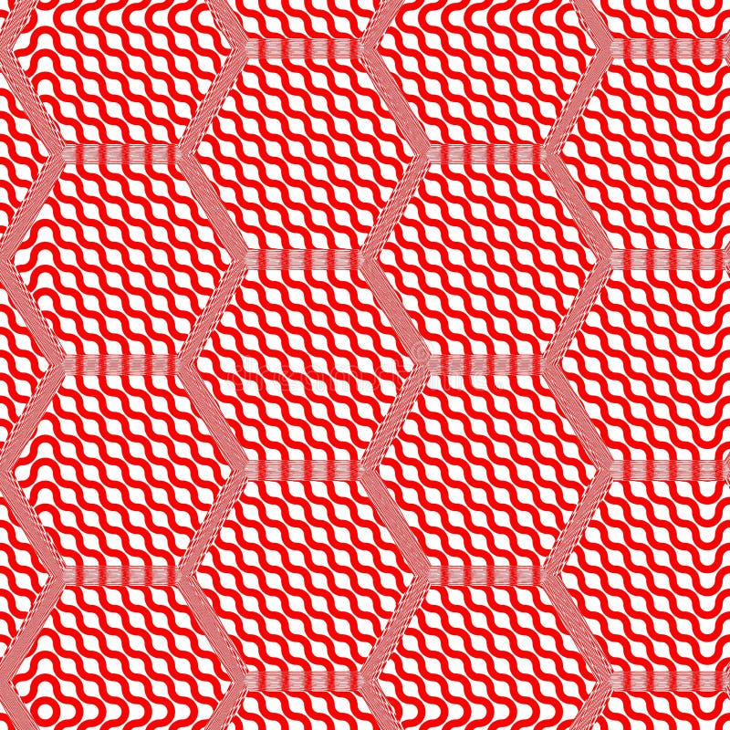 Red Shapes Color Abstract Background Stock Illustration - Illustration ...