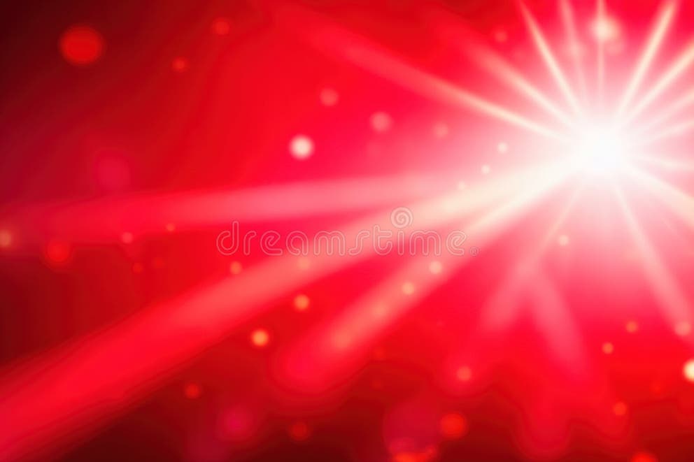 Red Sharp Lens Flare Lights Abstract Background. Ai Generative Stock ...