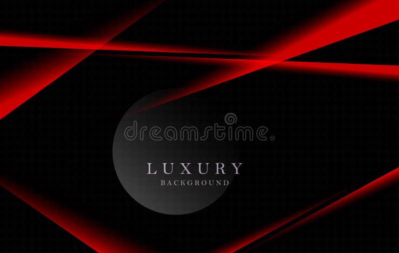 Red Sharp Oblique Stripes on Black Texture Design Stock Vector ...