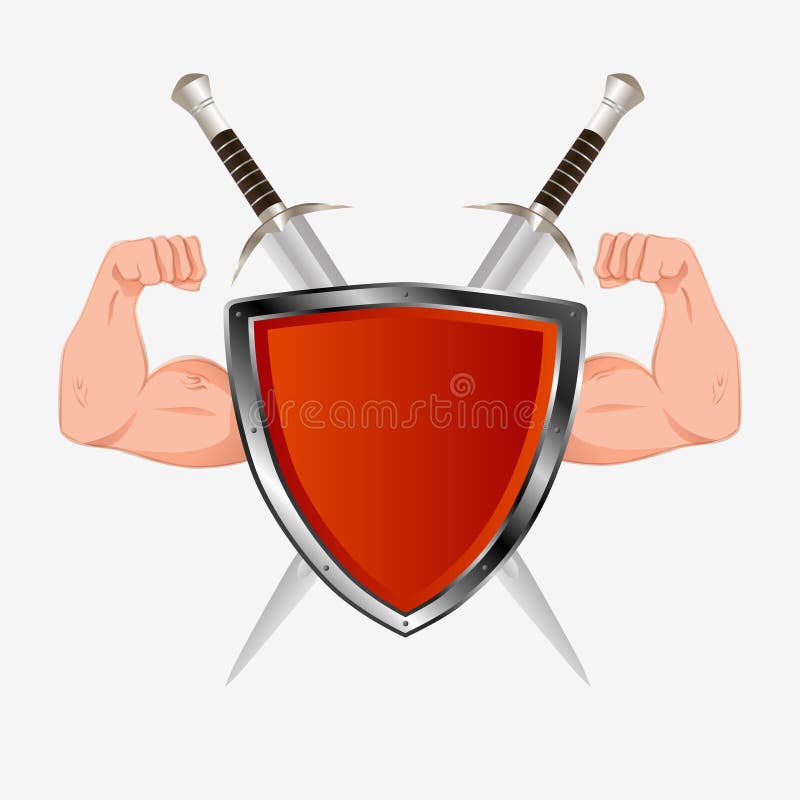Two Swords Red Shield Stock Illustrations – 71 Two Swords Red Shield ...
