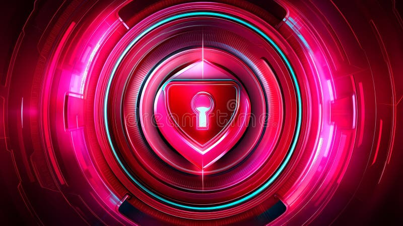 Red Shield Icon, Symbolizing Security, Protection, and Digital Safety ...