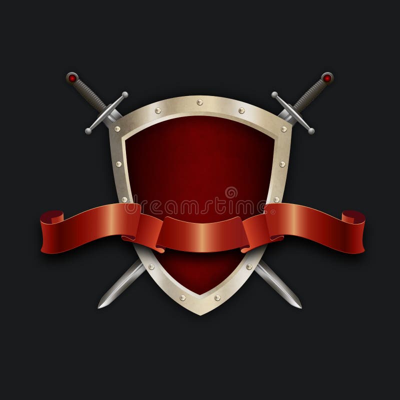 Two Swords Red Shield Stock Illustrations – 72 Two Swords Red Shield ...