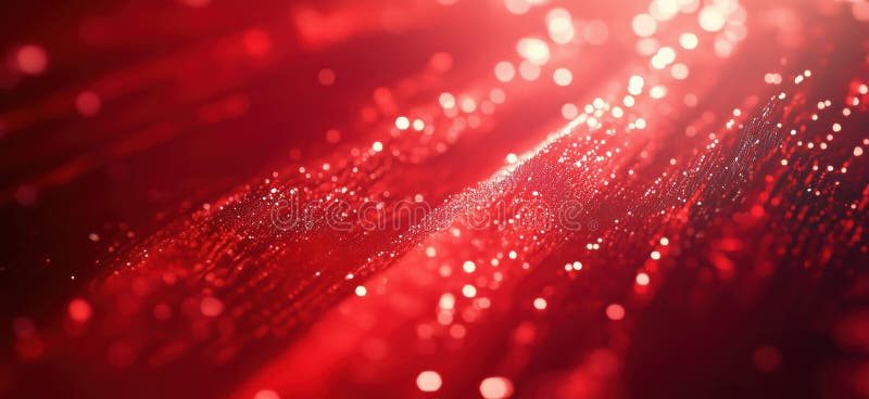 Red Shimmering Abstract Background with Sparkling Lights, Soft Focus ...