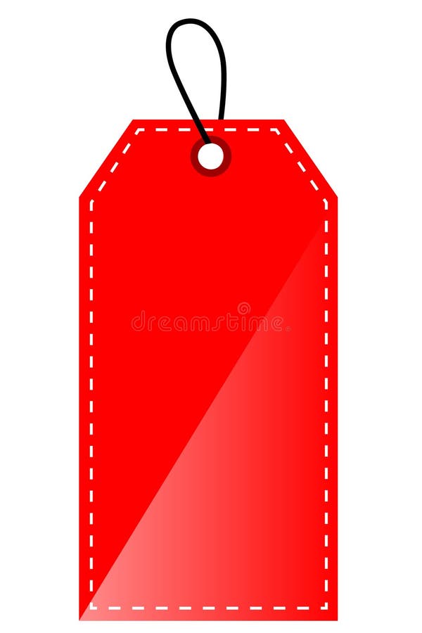 Blank Tag Vector