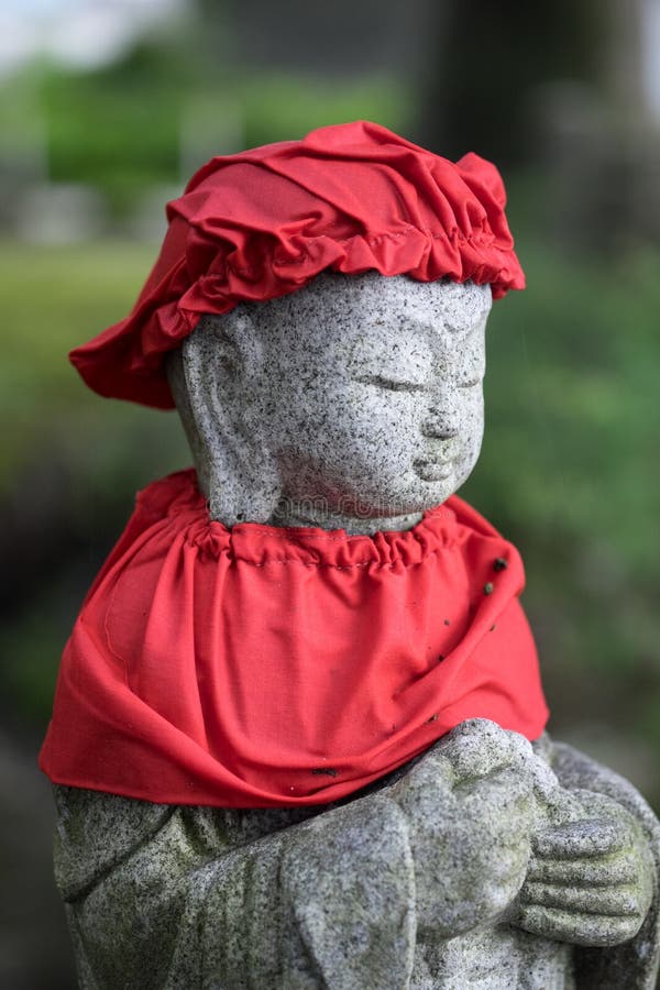 Red Shinto statue stock photo. Image of buddhist, religion - 47168736