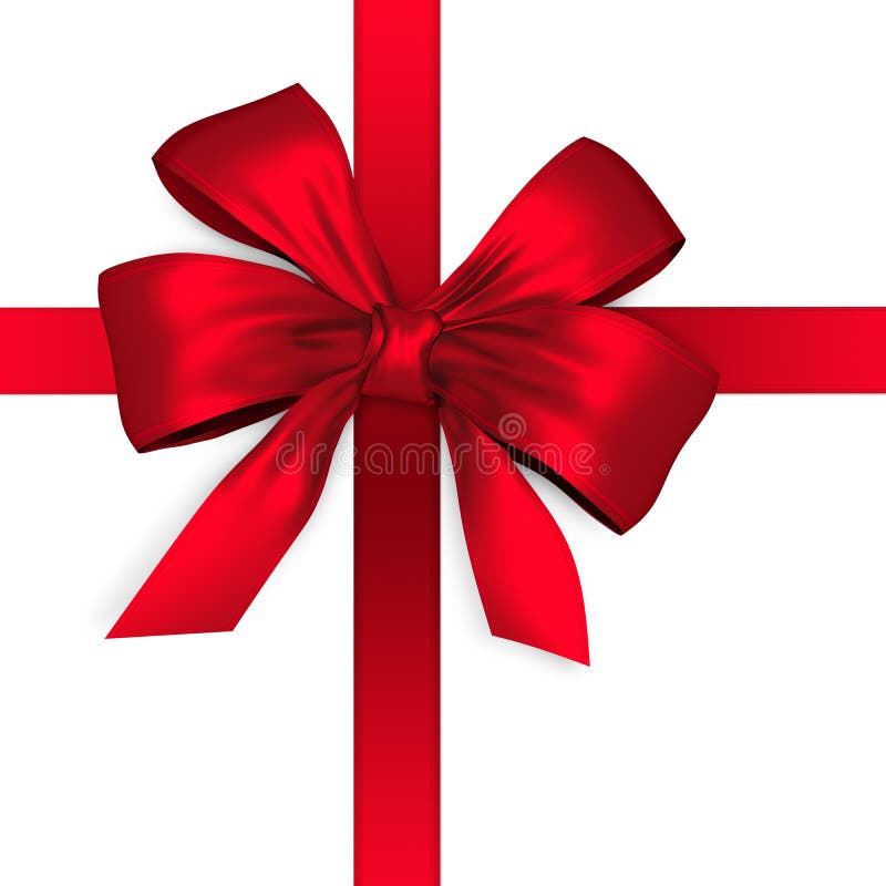 Blue gift, ribbon, bow stock illustration. Illustration of decor - 3601129