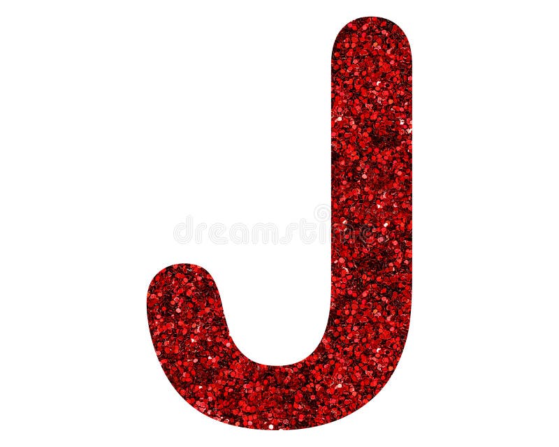 Red Shiny Letter L Isolated on White Background Stock Illustration ...