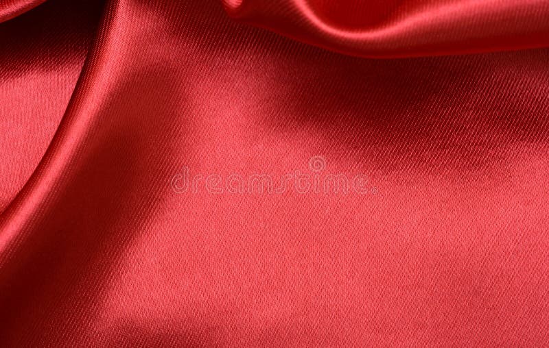 Red Shiny Silk Background Fabric Stock Image - Image of space, shiny ...