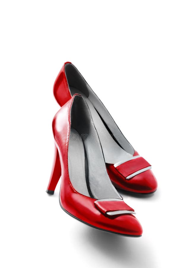 Red High Heels Shoes stock image. Image of shoe, silky - 16983055