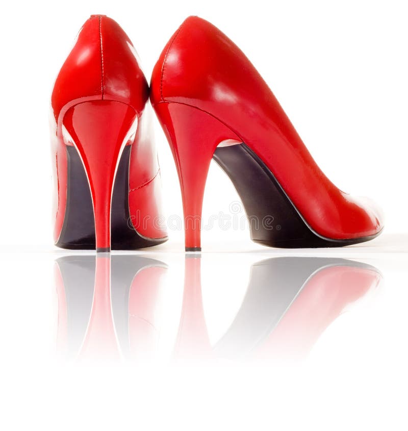 Red shoes stock photo. Image of trend, heel, pump, spike - 13752310