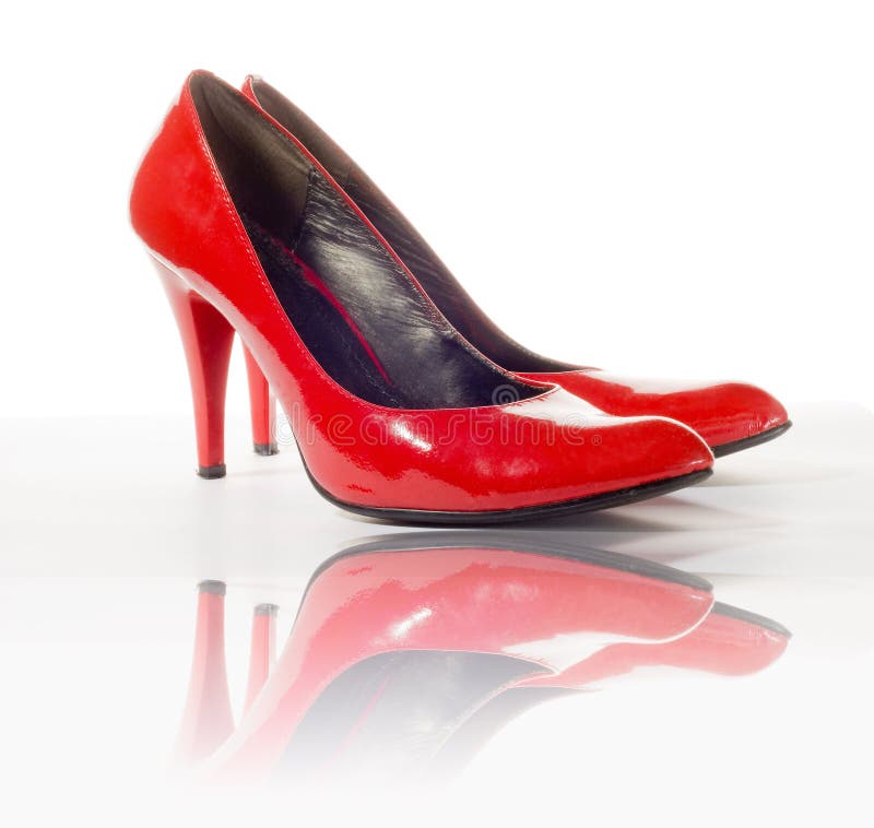 Red shoes stock image. Image of trend, shoes, style, stiletto - 13752321