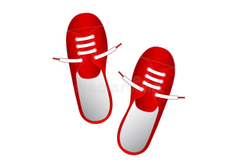 Red Athletic Shoe Stock Illustrations – 2,181 Red Athletic Shoe Stock ...