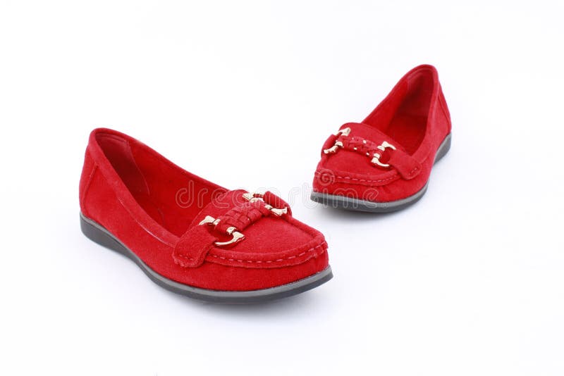 Burgundy velvet flat shoes stock image. Image of shoes - 13647127