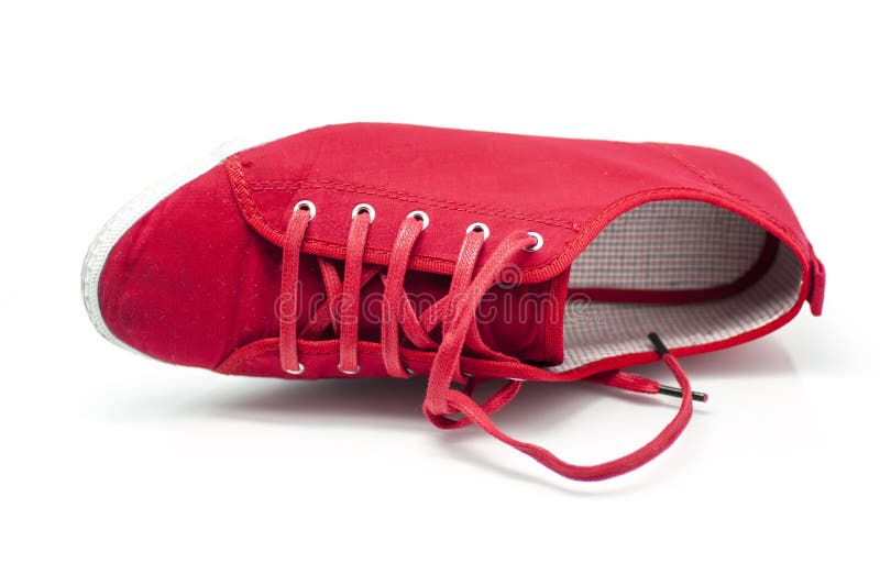 Red Shoes stock image. Image of trendy, shoes, running - 25406127