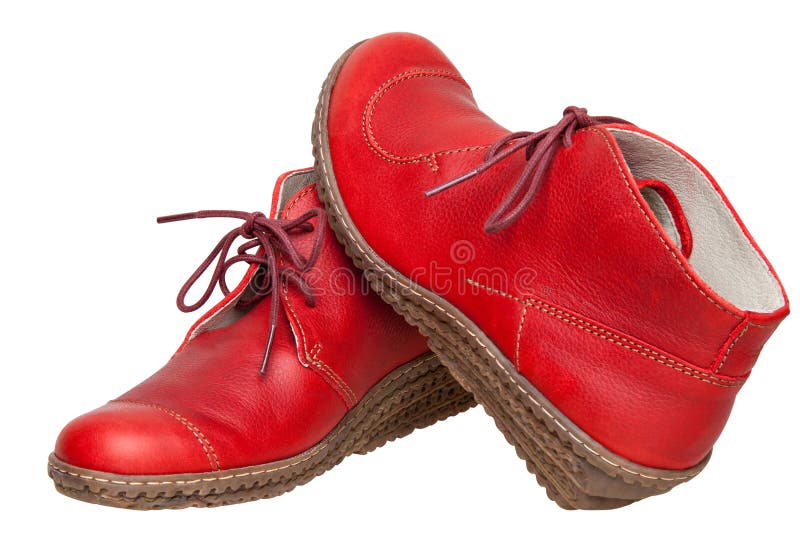 Red shoes stock image. Image of classic, footwear, female - 29427955