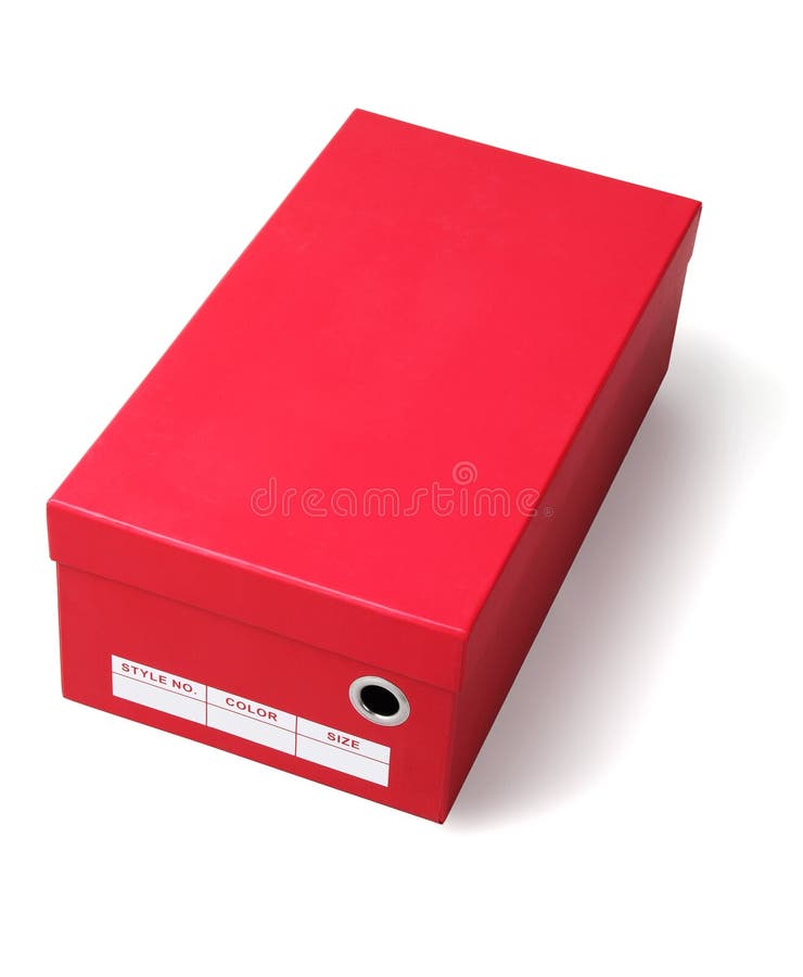 Red Shoes Box stock image. Image of package, shoe, present - 58363949