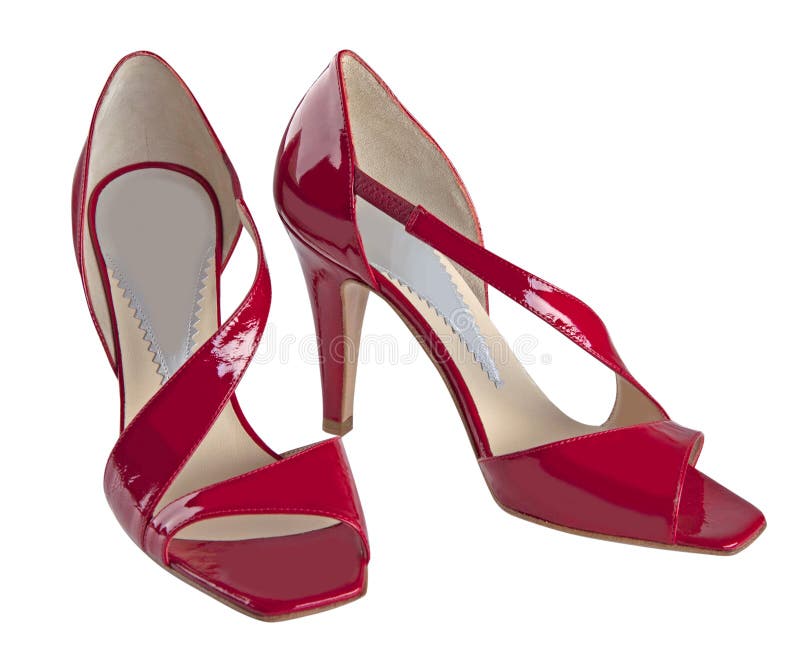Red shoes stock illustration. Illustration of foot, fashion - 45751072