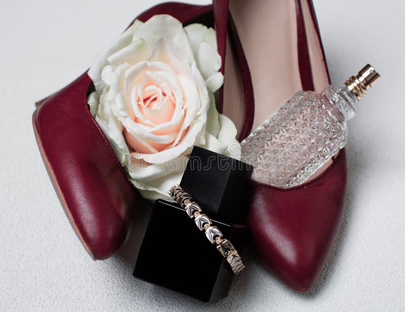 684 Perfume Red Shoes Stock Photos - Free & Royalty-Free Stock Photos ...