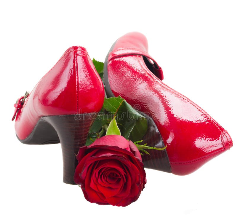 359 Red Female Shoes High Heels Flower Stock Photos - Free & Royalty ...