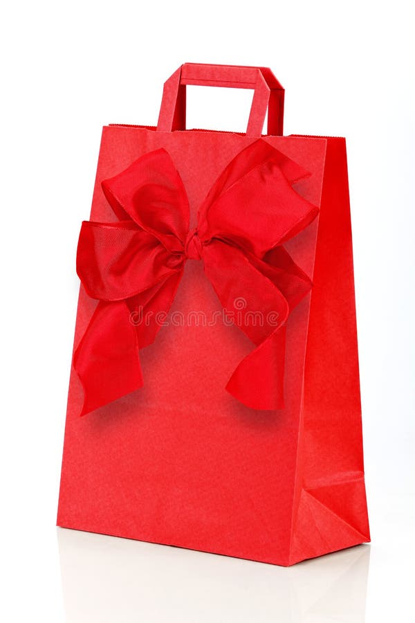 Red shopping bag. stock image. Image of luxury, concept - 29628475